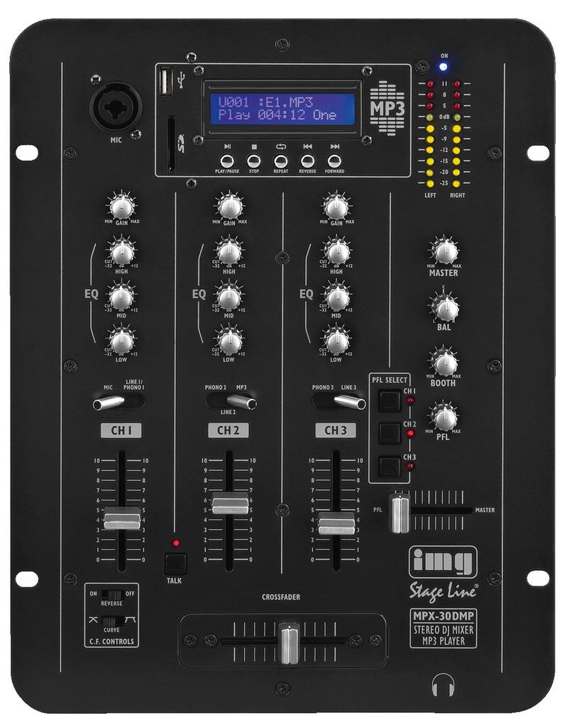Mixer stereo Stage Line MPX-30DMP - Dj / MP3 Player